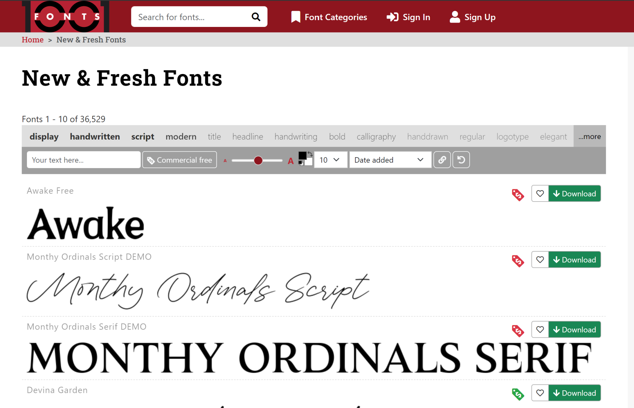 The Essential Guide To 1001 Fonts - Vast Library Of Free And Premium ...
