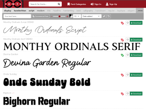 The Essential Guide To 1001 Fonts - Vast Library Of Free And Premium ...