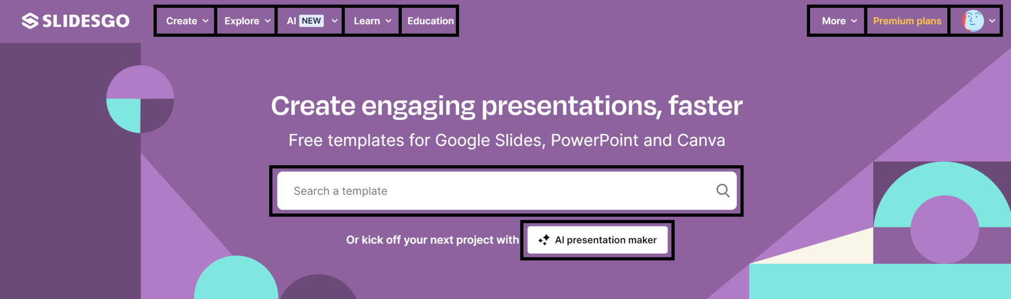 SlidesGo - The Essential Guide AI Presentation Maker » GIFluent