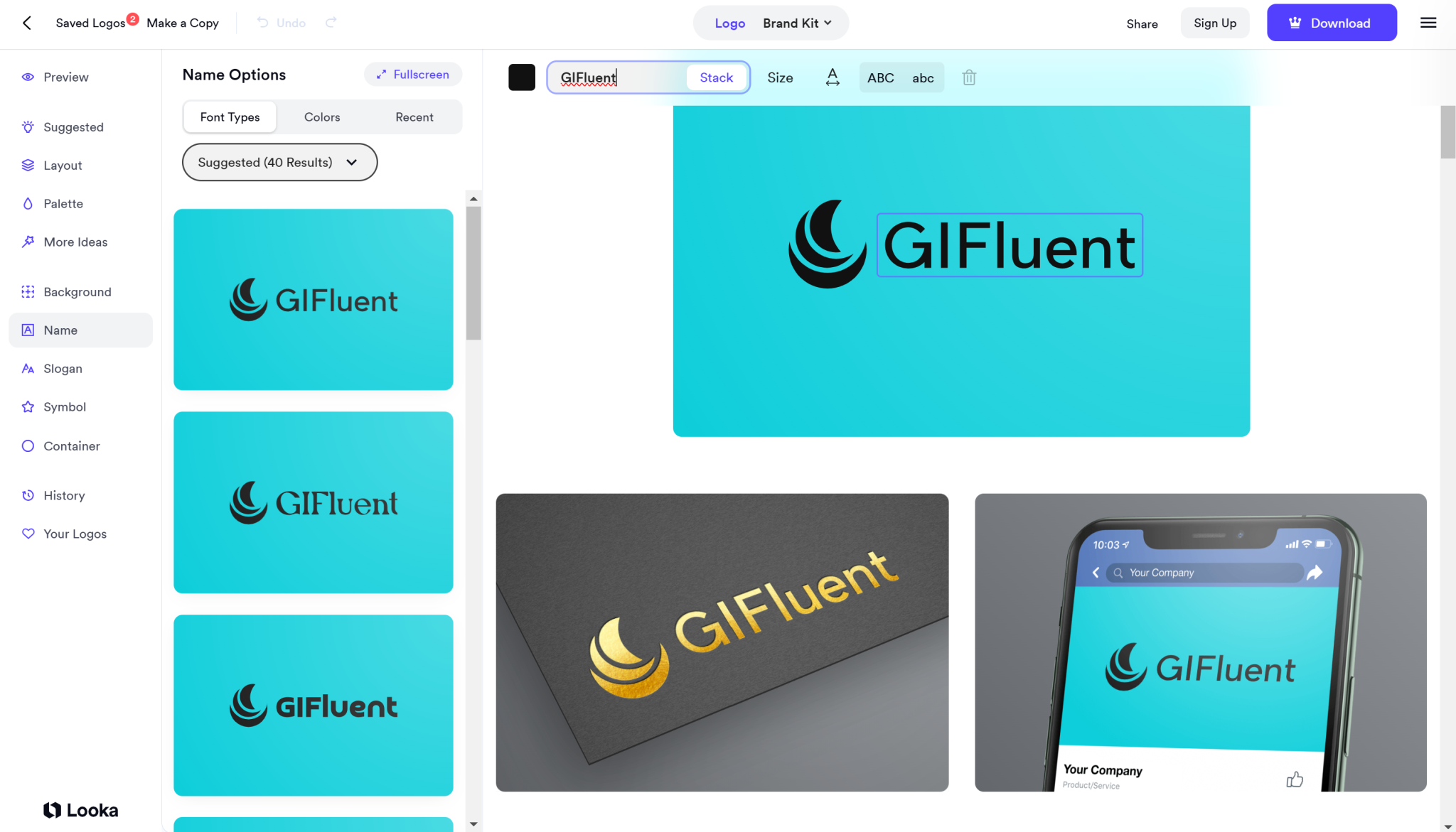 Looka: The Essential Guide To AI Logo Maker » GIFluent