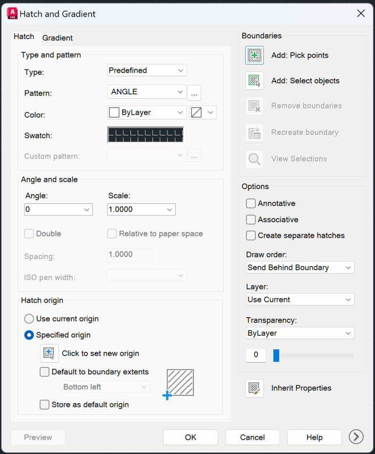 Mastering 13 AutoCAD Hatch And Gradient Features: A Step-by-Step Guide ...