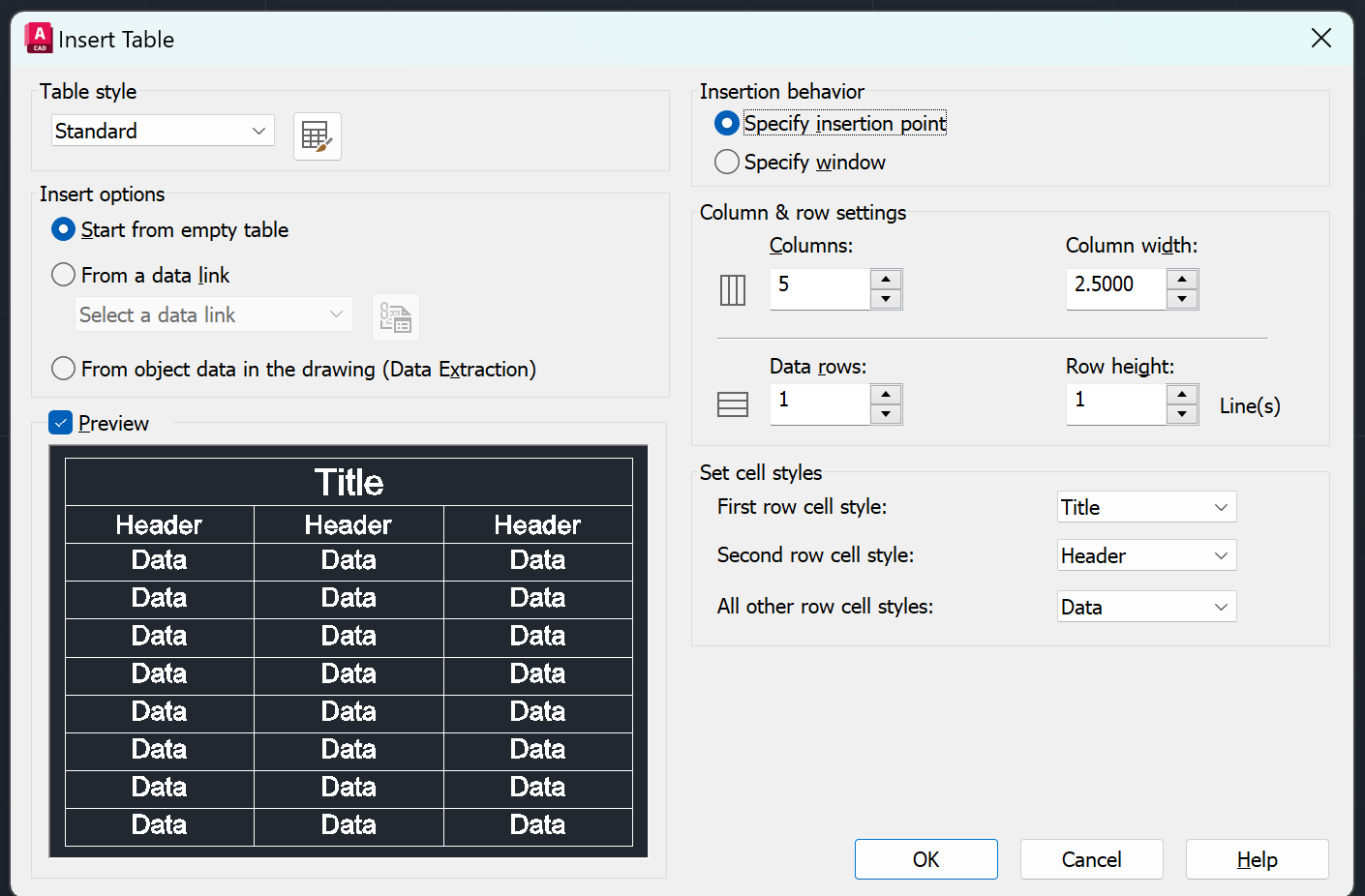AutoCAD Table Fundamentals: 5 Concepts To Boost Your Productivity ...