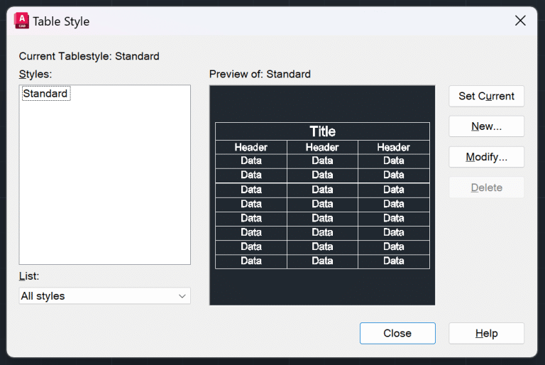 AutoCAD Table Fundamentals: 5 Concepts To Boost Your Productivity ...