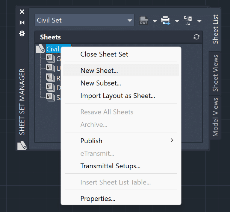 13 FAQs On AutoCAD Sheet Set Manager » GIFluent
