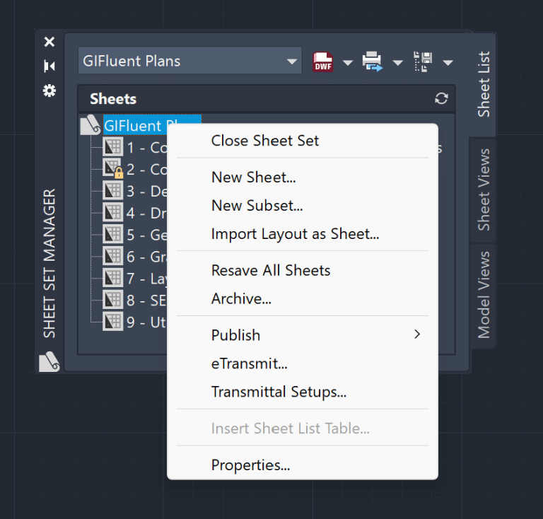 13 FAQs On AutoCAD Sheet Set Manager » GIFluent