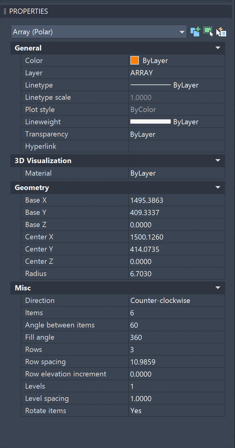AutoCAD Properties Palette Simplified » GIFluent