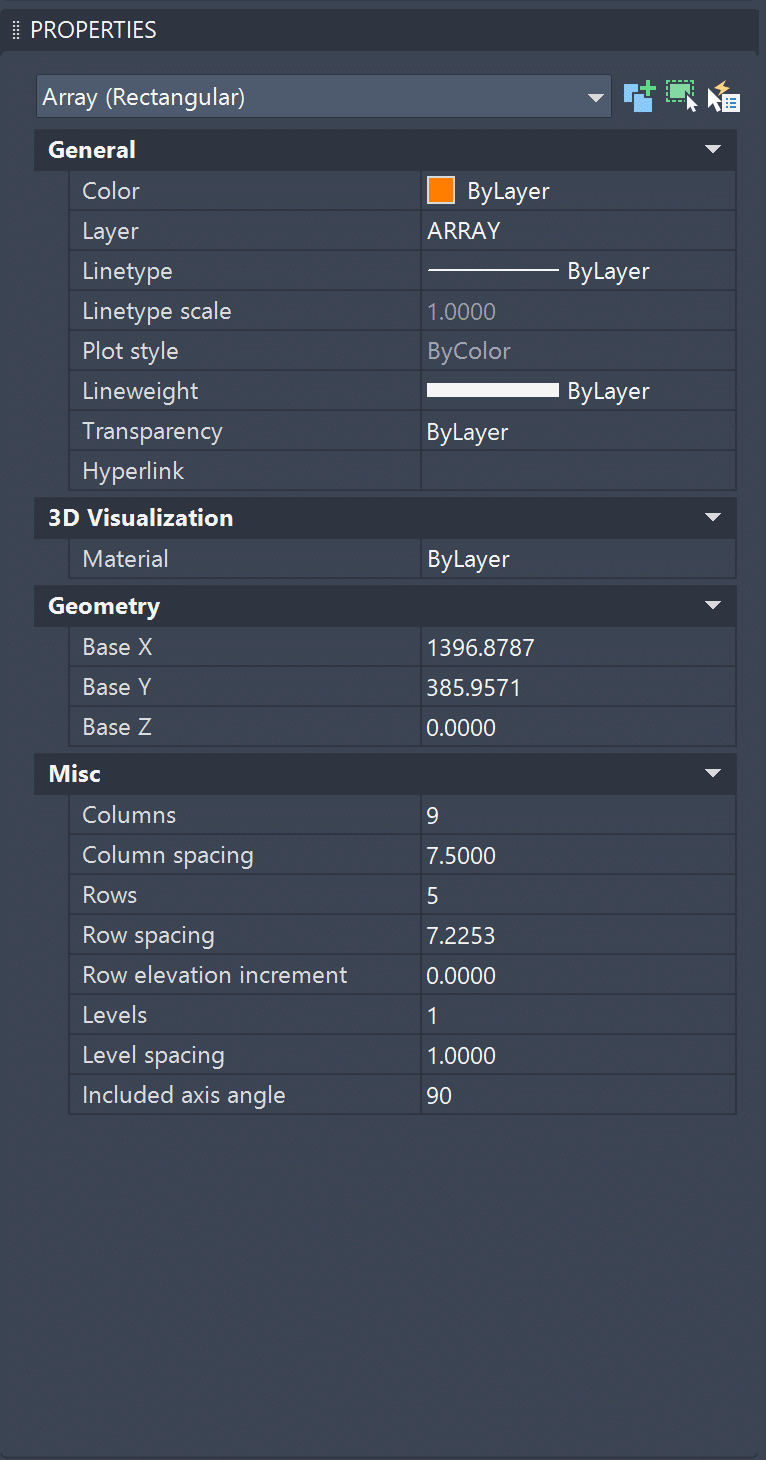 AutoCAD Properties Palette Simplified » GIFluent