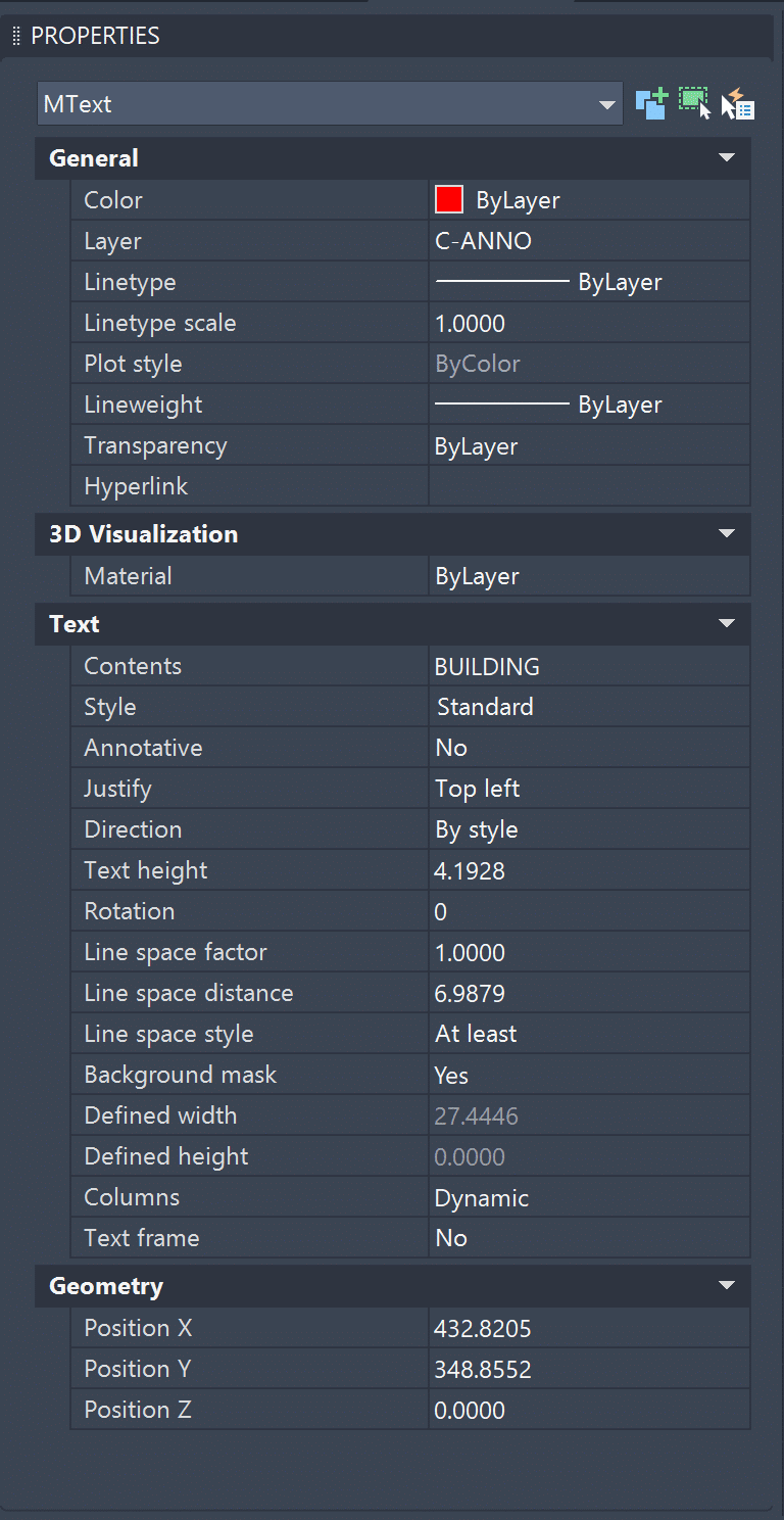 AutoCAD Properties Palette Simplified » GIFluent