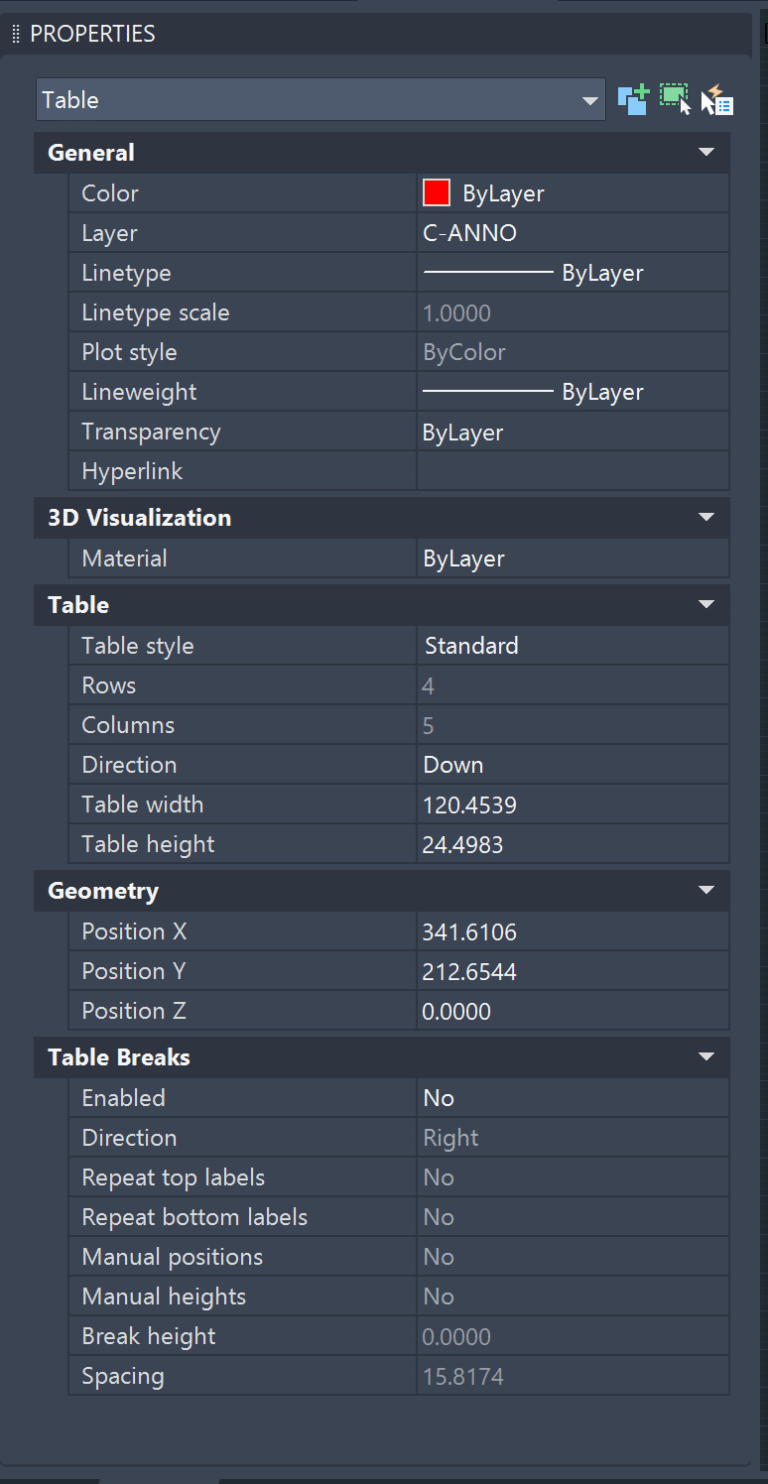 AutoCAD Properties Palette Simplified » GIFluent