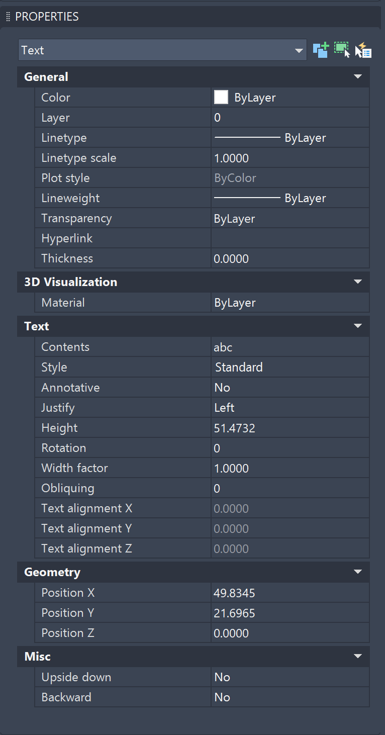 AutoCAD Properties Palette Simplified » GIFluent