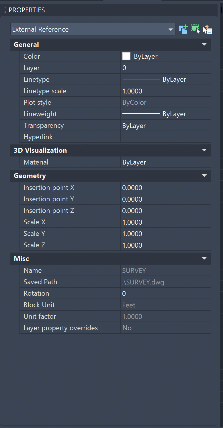 AutoCAD Properties Palette Simplified » GIFluent